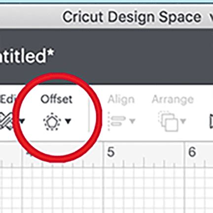 Cricuts Offset Tool Try It Like It Create It