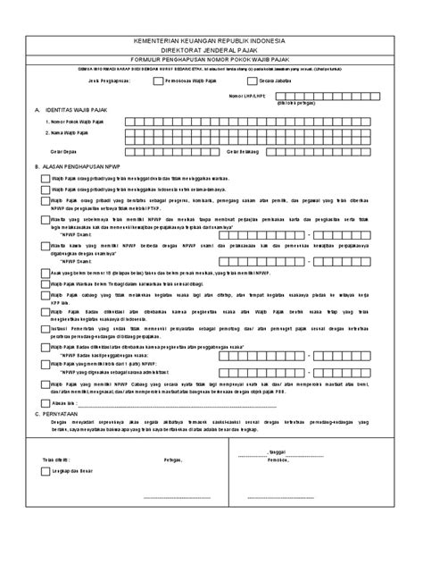 Cara Mengisi Formulir Npwp Tutorial Pendaftaran Npwp Orang Pribadi Hot Sex Picture