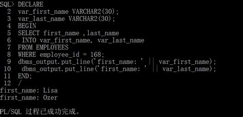 SQLPLUS执行PL SQL语句块 Happy2Share 博客园