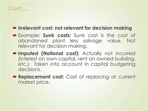Cost Terms Concepts And Classification C1 Ppt