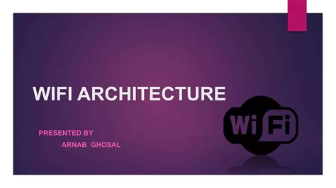 Wi Fi Architecture Pptx
