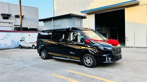 定制的高配新全顺升降顶房车，标配卫生间可洗热水澡，航空座椅版 Youtube