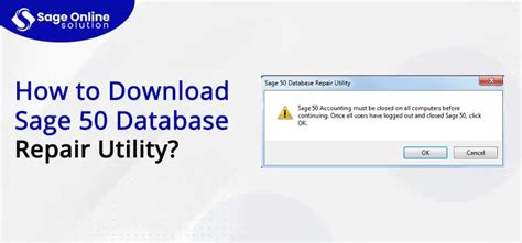 Sage 50 Database Repair Utility And Its Downloading Instructions