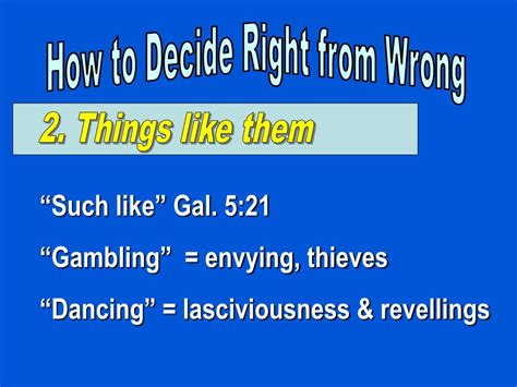PPT How To Decide Right From Wrong PowerPoint Presentation Free Download ID 3070511