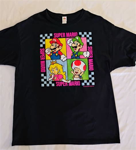 Super Mario Luigi Princess Peach Toad Hd Cotton Short… Gem