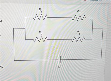 Solved A Circuit Contains Four Resistors Resistor R₁ Has A