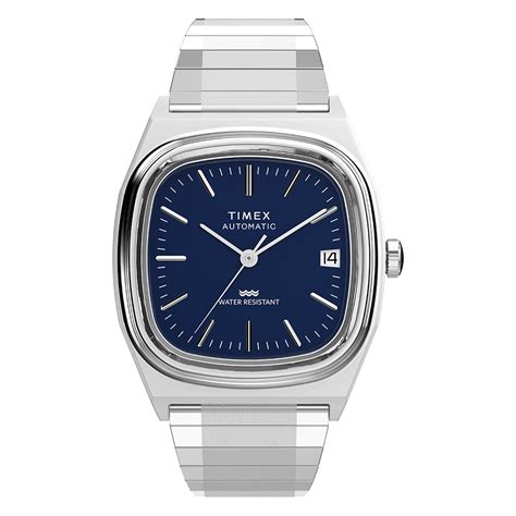 Timex 1983 E Line Reissue Automatic 34mm Stainless Steel Band Timex