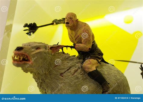 Azog The Goblin Figurine Editorial Stock Image Image Of Muscle 41102414