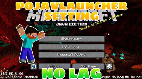 How To Setting Pojavlauncher No Lag Pojavlauncher Youtube