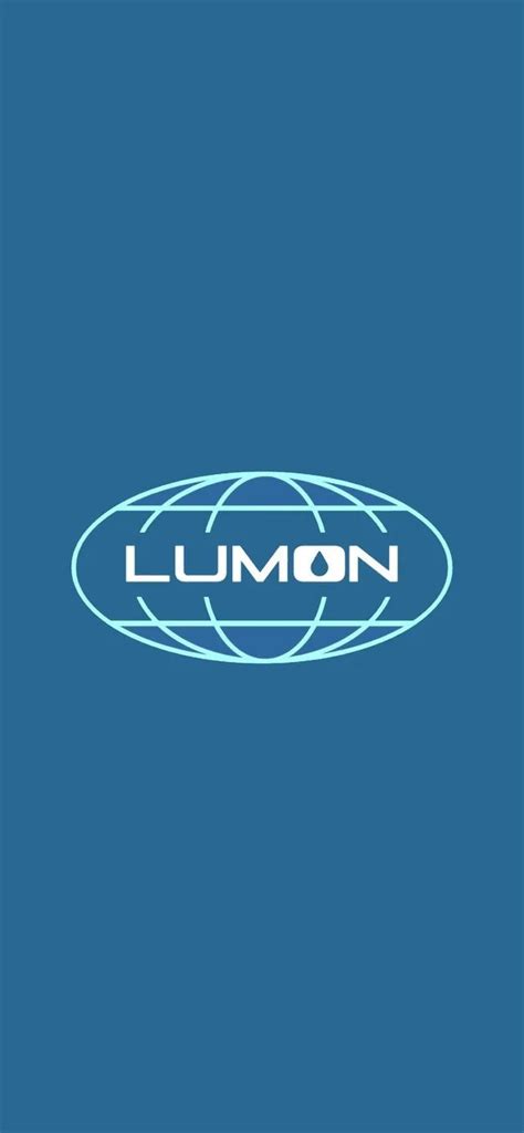 Lumon Logo On Blue Background Lumon Logo On Blue Background