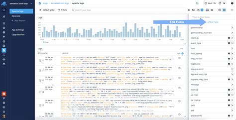 fields sematext documentation