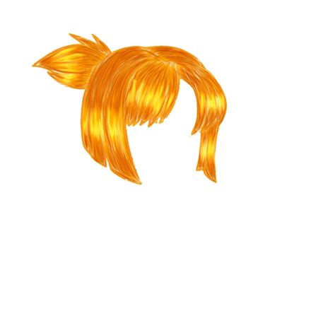 Гача причёска Оранжевые пряди Волосы Прически