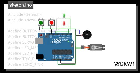 Palang Kereta Wokwi Esp32 Stm32 Arduino Simulator