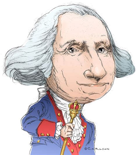 President George Washington Political Cartoon