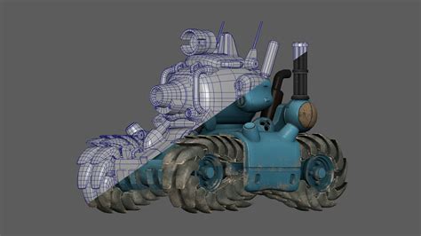 3d Metal Slug Sv 001 Low Poly Turbosquid 2144870