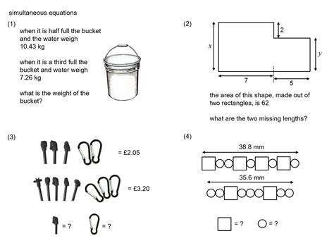 Median Don Steward Mathematics Teaching Simultaneous Equation Deductions