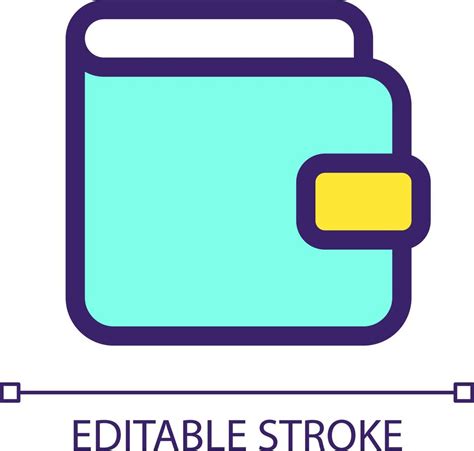 Wallet Pixel Perfect Rgb Color Ui Icon Personal Bank Account Money Transfer Simple Filled