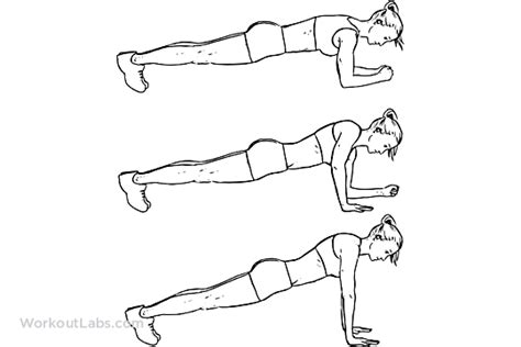 Plank To Push Up Plank Push Ups Walking Plank Illustrated