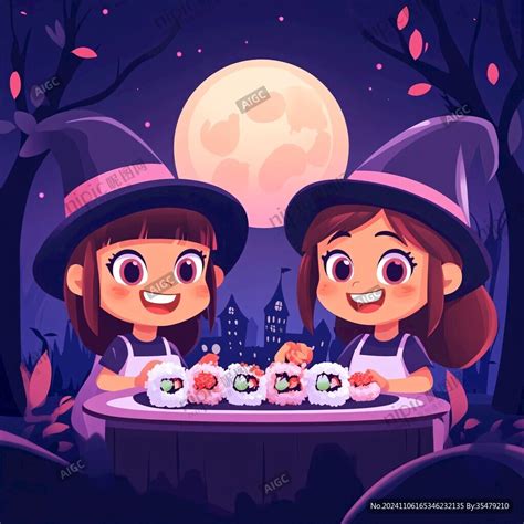 Ai创作图万圣节卡通小女孩 万圣节主题插画 卡通万圣节小女孩 卡通万圣小女孩 卡通万圣节女孩 万圣节插画 万圣节奇妙夜 万圣节插画海报 万圣节