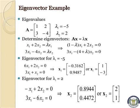 Eigen Values And Eigen Vectors