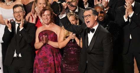 The Late Show With Stephen Colbert Wins Emmy After Cancellation Time