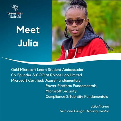 Julia Muiruri On Linkedin Teensinai Iwdhack2022