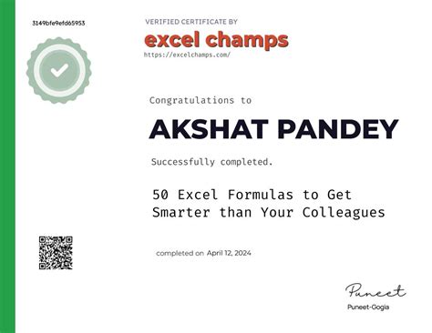 Akshat Pandey On Linkedin Course Completion Certificate