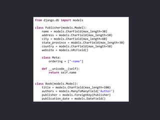 Django Introduction Ugent Ppt