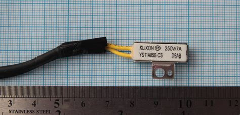 Термодатчик (термопрерыватель) KLIXON YS11A85B-C6 250V 7A 85гр.