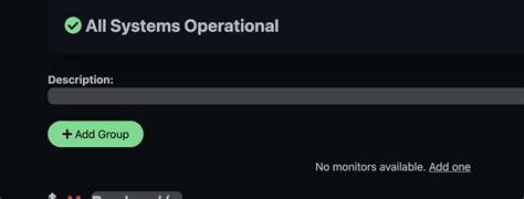Not Possible To Add New Monitor To Status Page After Creation · Issue