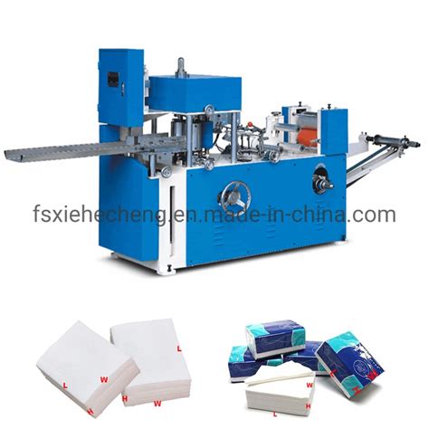 1 4 Fold Glue Laminated Serviette Napkin Tissue Folding Machine With 2 Color Printing China