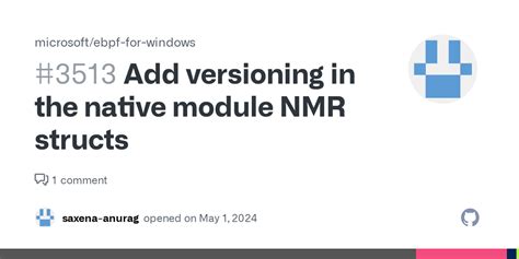 Add Versioning In The Native Module NMR Structs Issue 3513