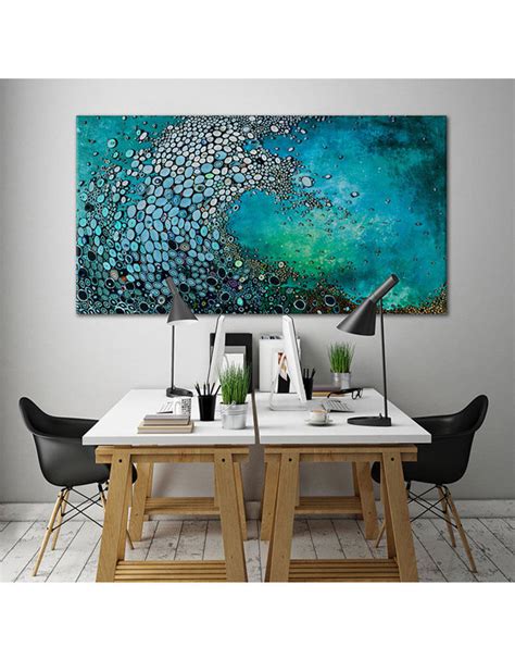 Crashing Down Canvas Print Coastal Decor Wall Art Squan Trading Company