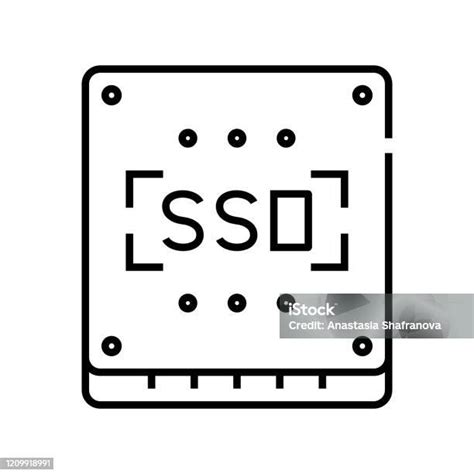Ssd 시스템 선 아이콘 개념 기호 윤곽선 벡터 그림 선형 기호 Cpu에 대한 스톡 벡터 아트 및 기타 이미지 Cpu Usb 케이블 개체 그룹 Istock