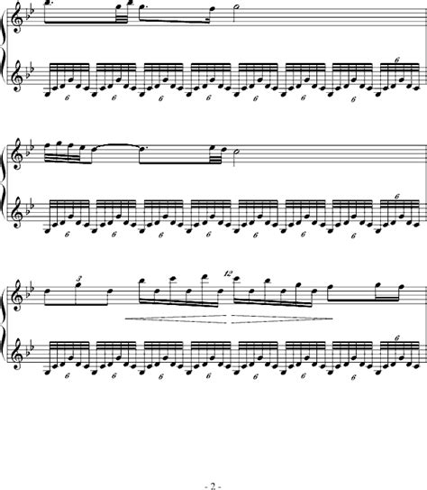 瑶族舞曲 钢琴谱 五线谱