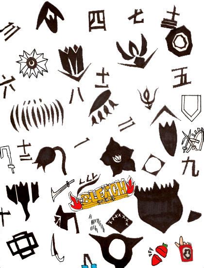 Bleach Symbols By Desart On Deviantart