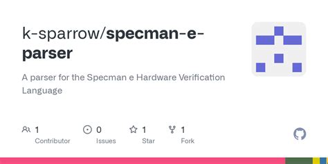 Specman E Parsermakefile At Main · K Sparrowspecman E Parser · Github