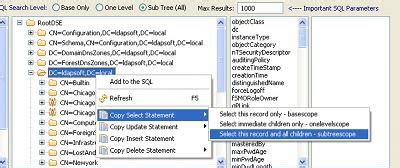 Query Active Directory Using Select Statements