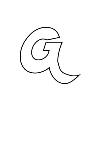 Graffiti Bubble Letter G