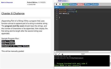 Solved Chapter 8 Challenge Appending Part Of A String
