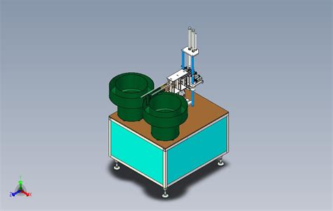 空气清新剂压嘴振动盘排料与取料机构设计 Parasolid 模型图纸下载 懒石网