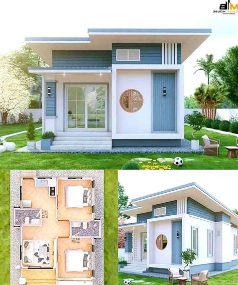 แชร์ข่าว บ้านไสตล์โมเดิร์นมินิมอล น่าอยู่ อบอุ่น พื้นที่ใช้สอย 52ตรม 2ห้องนอน 2ห้องน้ำ 🏡🏡