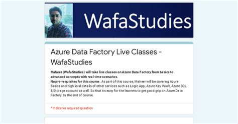 maheer basha shaik on linkedin azure data factory live classes