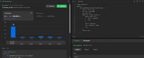 🚀 day 1 of 31 leetcode streak challenge problem 53 maximum subarray