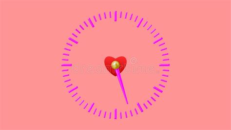 Love Time Clock Animation With Heart Shape Stock Video Video Of Young Wedding 266595811