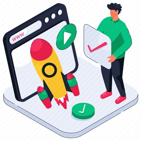 Web Launch Startup Commencement Initiation Mission Icon Download On Iconfinder