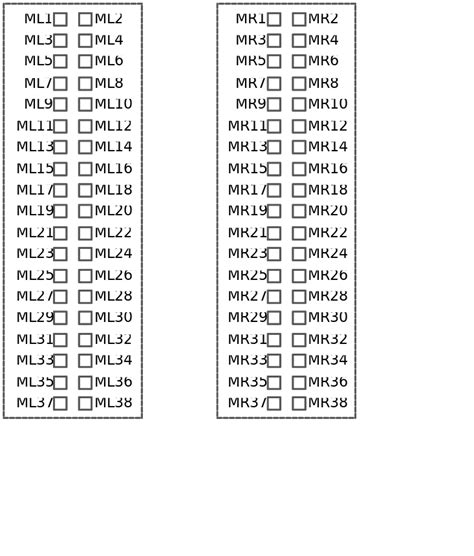 File STM32 MC BoardDesc Connector Morpho64 Svg Stm32mcu