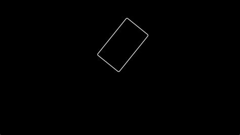Rotating Rectangle Outline Animation On Black Background 60273472 Stock Video At Vecteezy
