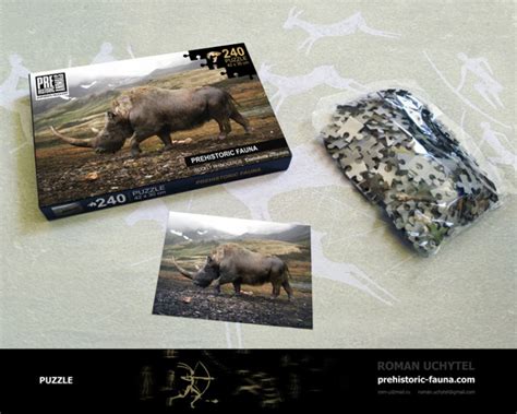 Puzzle Woolly Rhinoceros Image Buy Uchytel
