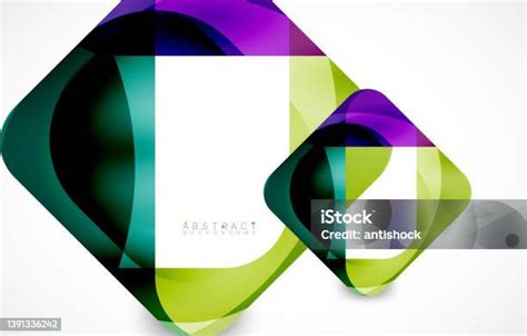 최소한의 배경 물결 모양으로 만든 둥근 모서리와 추상 사각형 모양 배경 화면 배너 배경 방문 페이지에 대한 벡터 일러스트레이션 0명에 대한 스톡 벡터 아트 및 기타 이미지